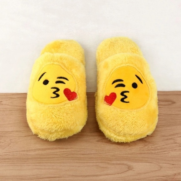 Shoes | Last Pair Yellow Flying Kiss Slippers New 2 | Poshmark